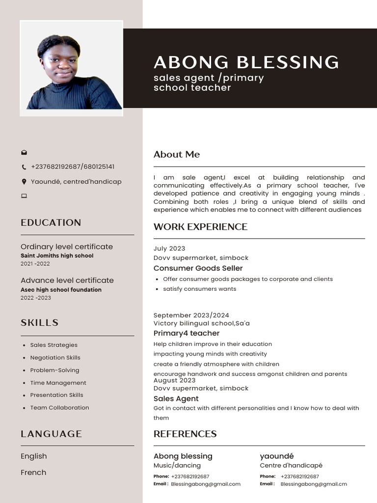 Abong Blessing Update Resume | PDF