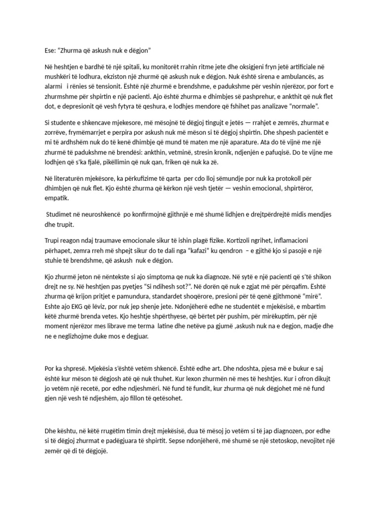 Zhurma Qe Nuk Degjohet 3 | PDF