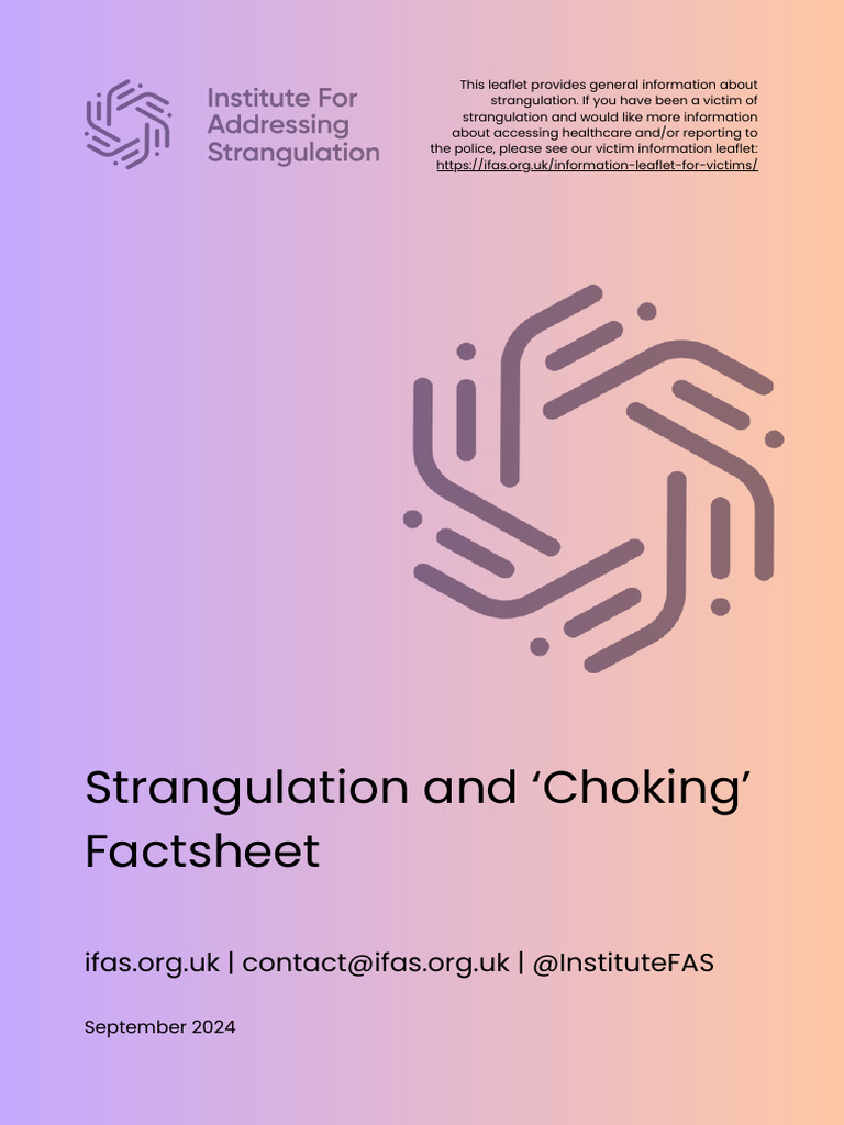 Understanding Strangulation Risks | PDF