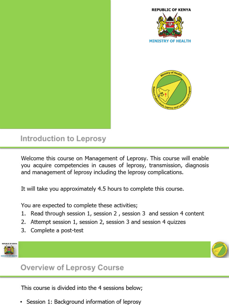 Leprosy: Background and Overview | PDF | Leprosy | Mycobacterium