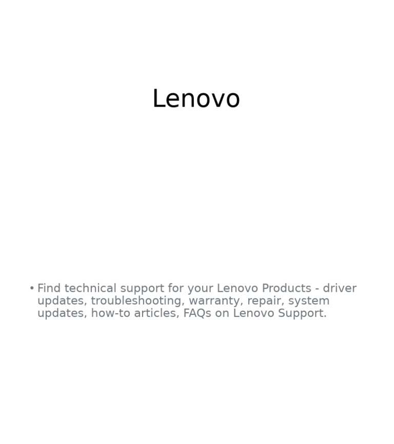 Lenovo | PDF