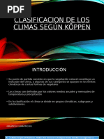 Clasificacion Climatologia de Koppen | PDF