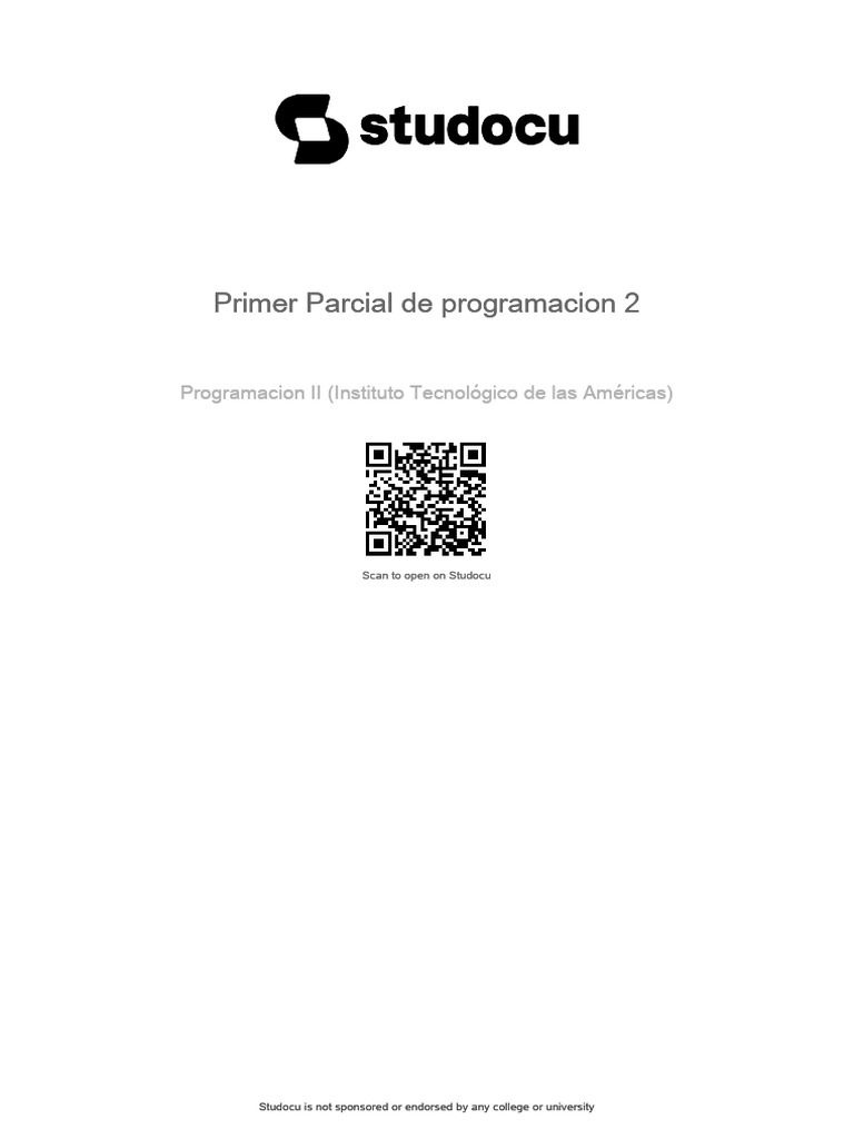 Programacion 2 | PDF