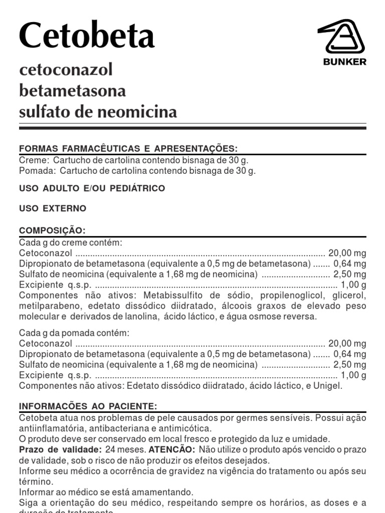 Cetobeta | PDF | Dermatite | Proteínas
