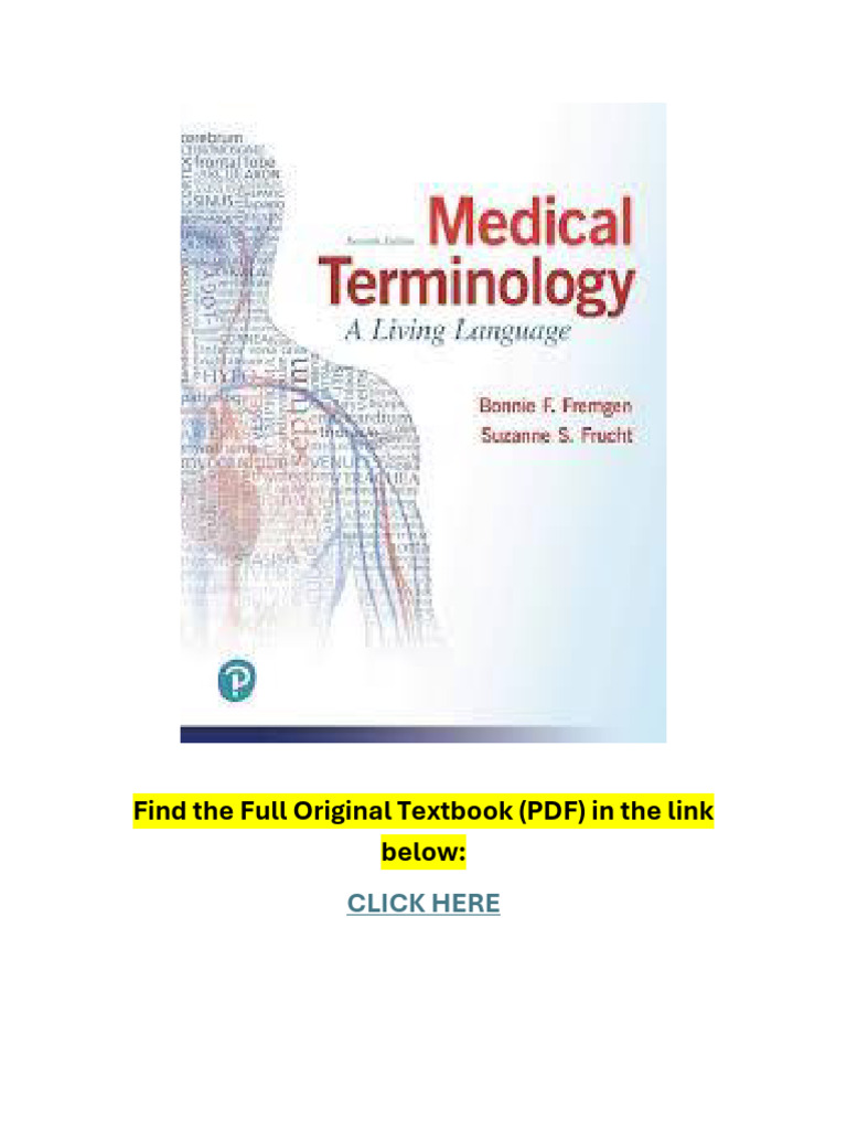 Medical Terminology A Living Language 7th Edition | PDF | Surgery ...