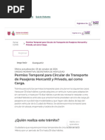 SCT Permiso | PDF