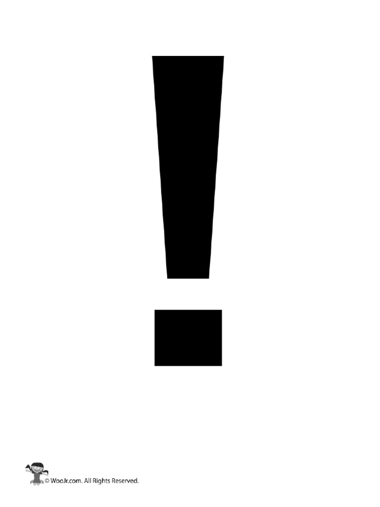 Stencil Exclamation Mark | PDF
