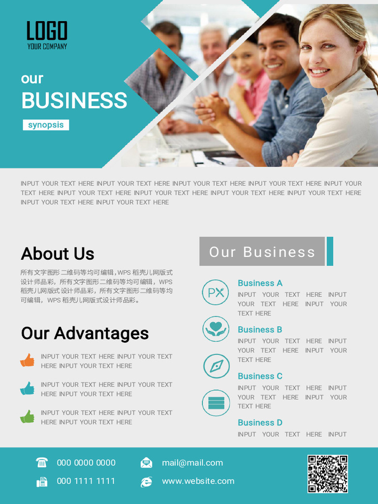 Blue Business Flyer | PDF