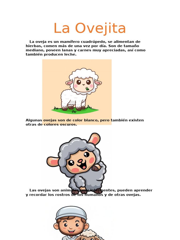 La Ovejita Pdf