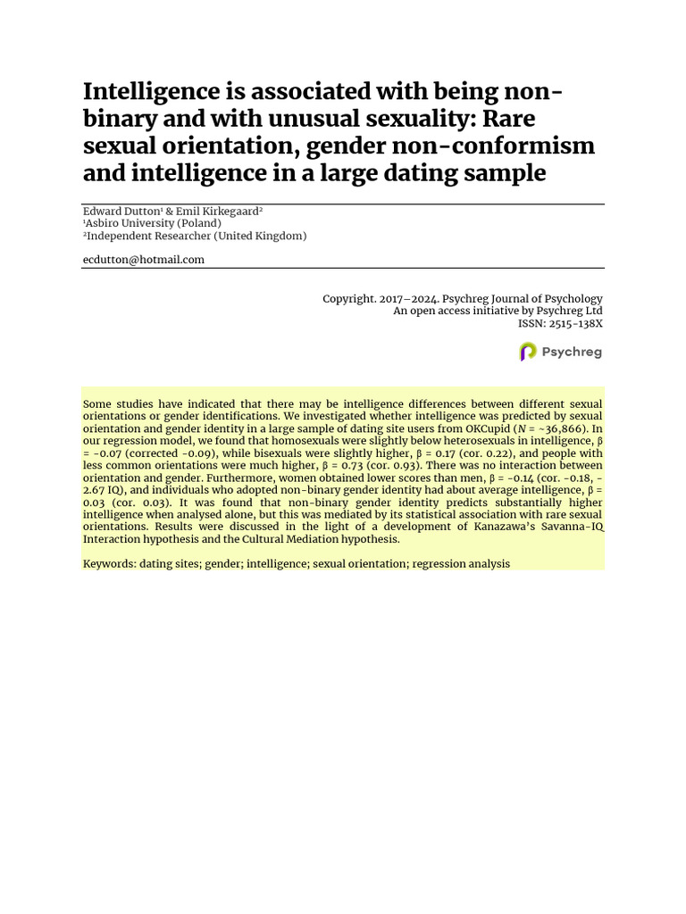 5 Edward Dutton 57 64 1105 | PDF | Sexual Orientation | Intelligence ...