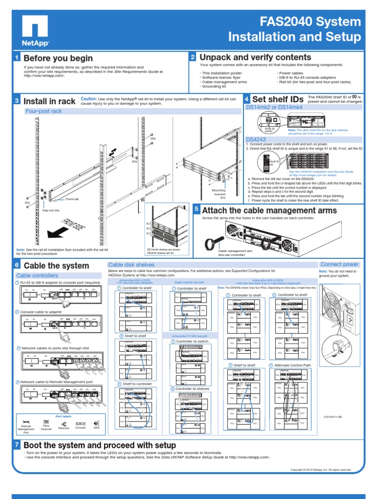FAS2040 System | PDF | Computer Hardware | Computing