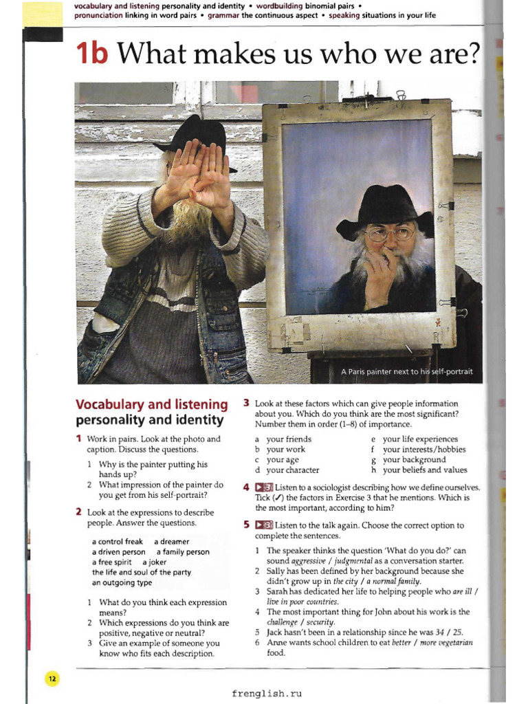 1B What Makes Us Who We Are | PDF