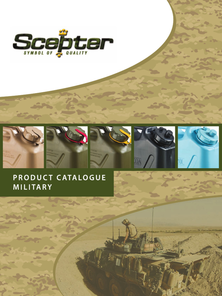 Scepter Military Catalogue | PDF | Diesel Fuel | Chemical Energy Sources