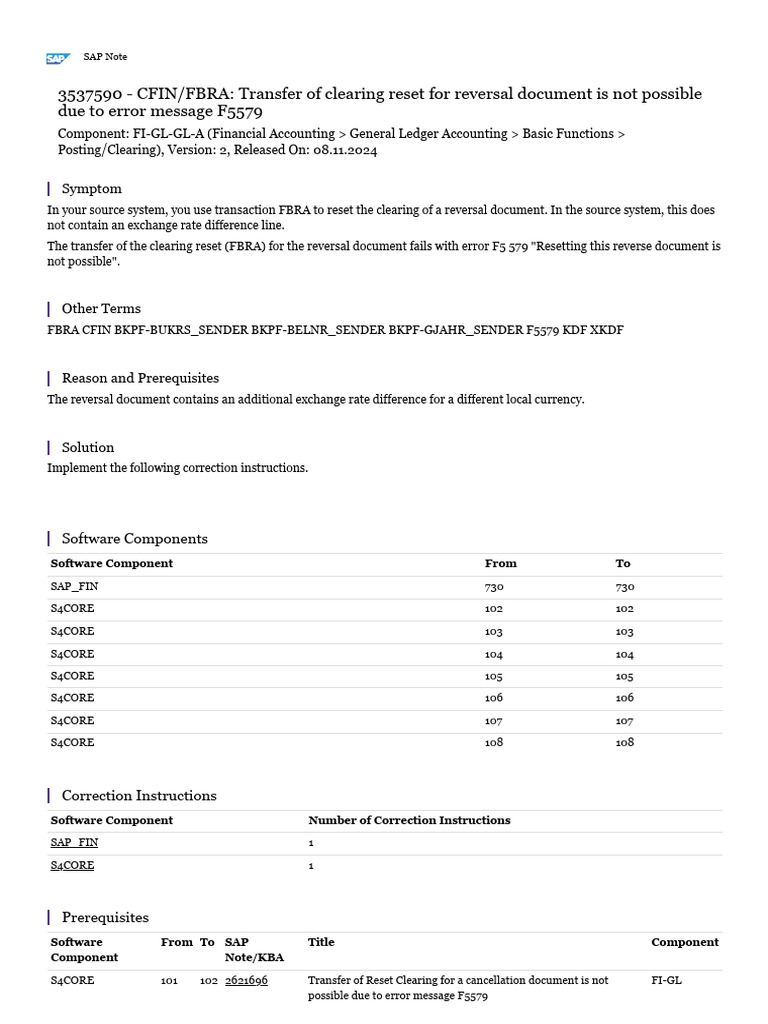 E - 20250709 - Reset For Reversal Doc Not Possible | PDF | Computing | Money