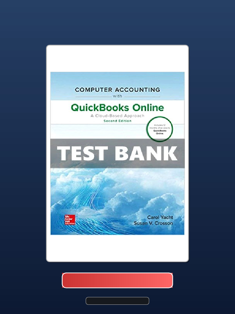 Computer Accounting With QuickBooks Online A Cloud Based Approach 2 Ed ...