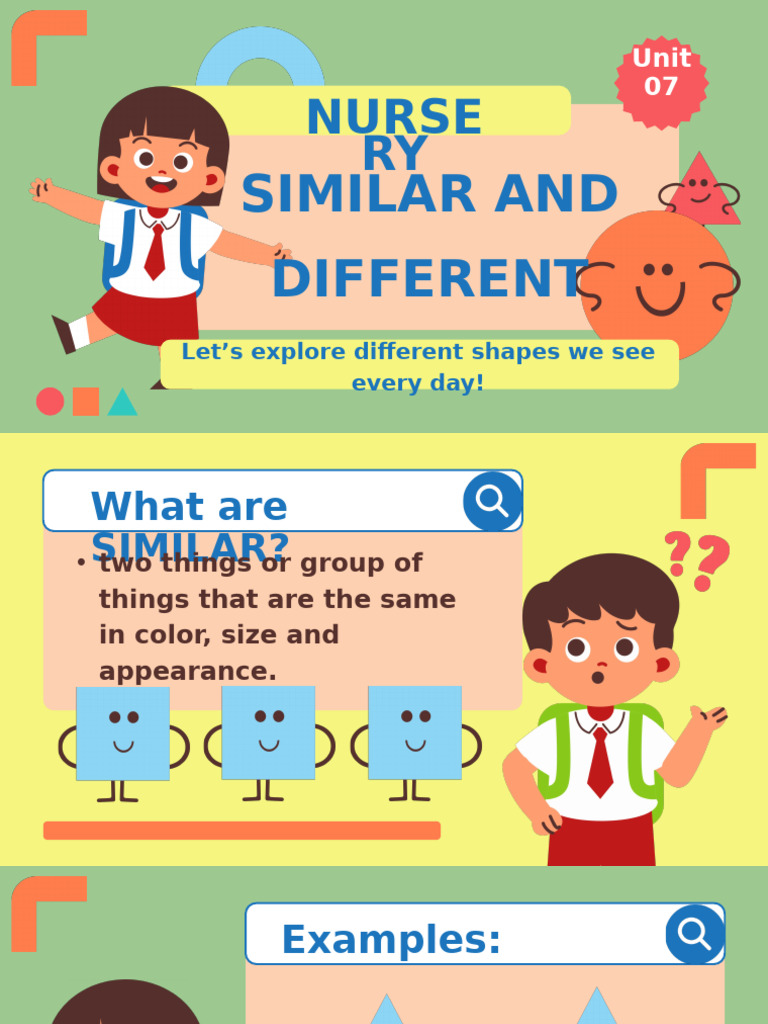 Similar And Different PDF
