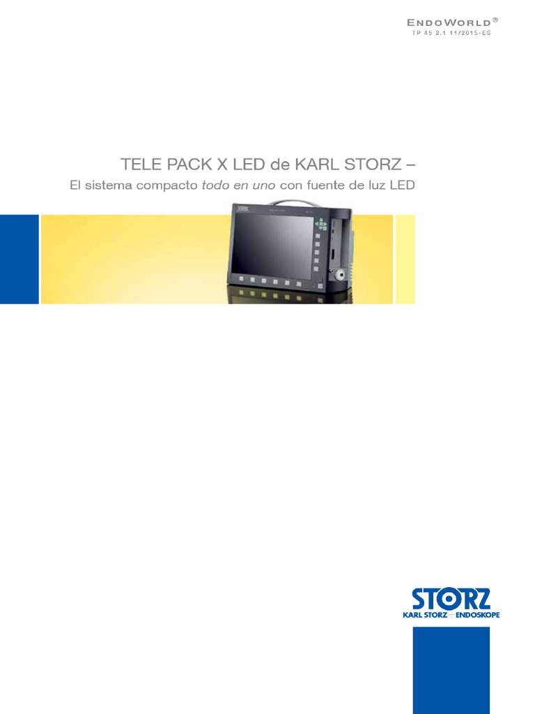 Tele Pack X Led de Karl Storz Endoscopio | PDF