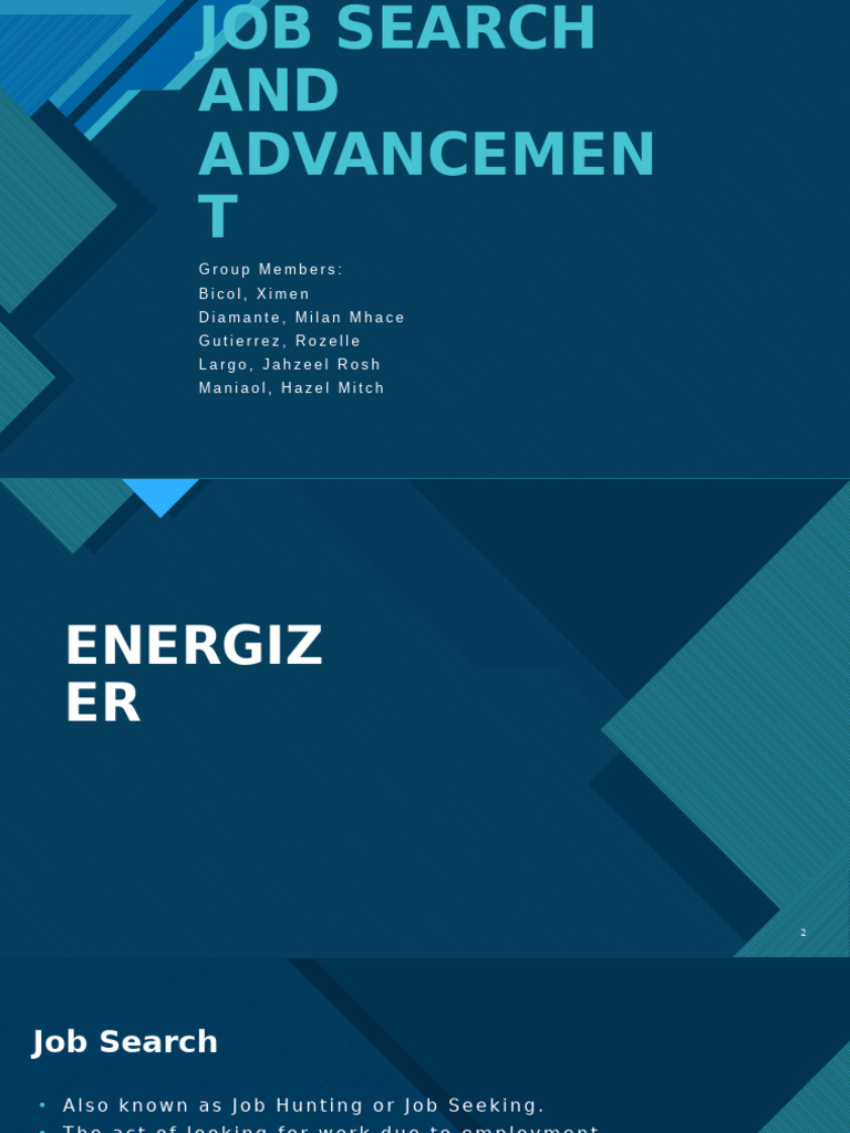 Job Search and Advancement Strategies | PDF | Résumé | Nonverbal ...
