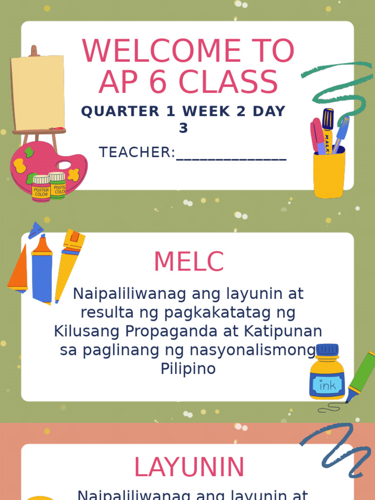 Ap 6 Q1 Week 2 Day 3 | PDF