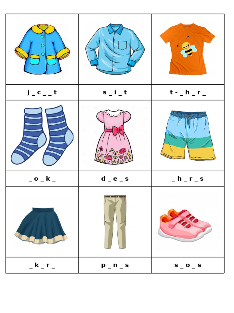 Clothes Ws | PDF
