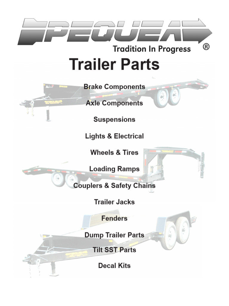 Timpte Trailer Parts Catalog PDF | PDF | Axle | Trailer (Vehicle)