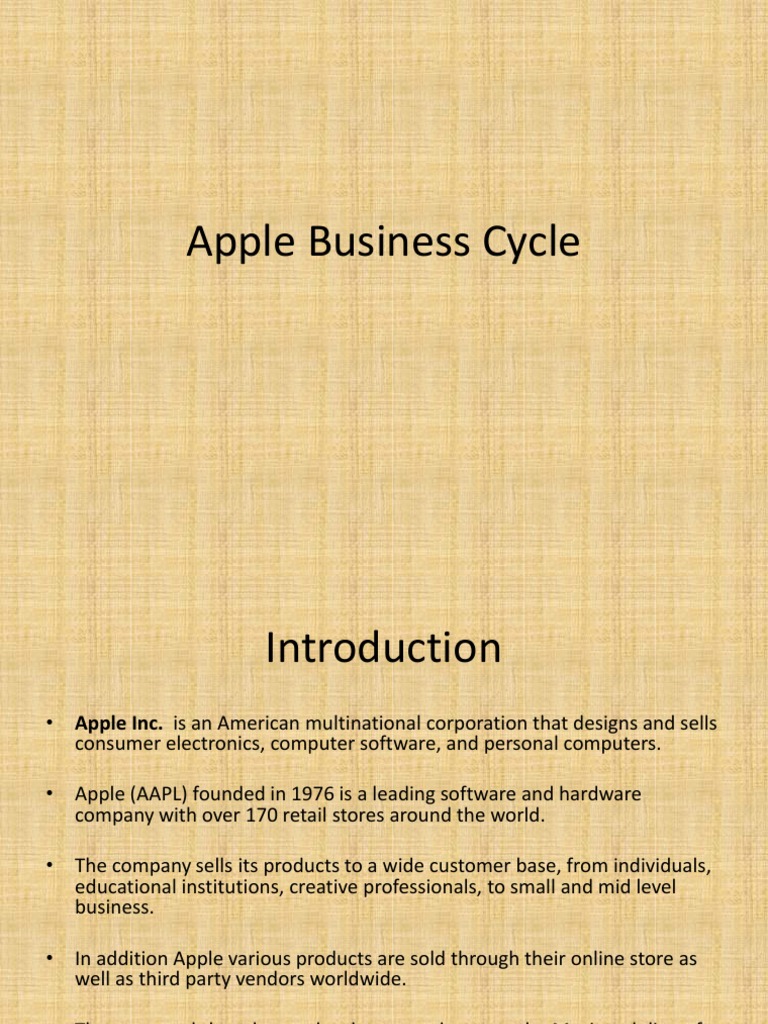 Apple Inc.: Business Cycle Overview | PDF | Innovation | Apple Inc.