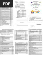 ECCD Checklist KINDERGARTEN | PDF