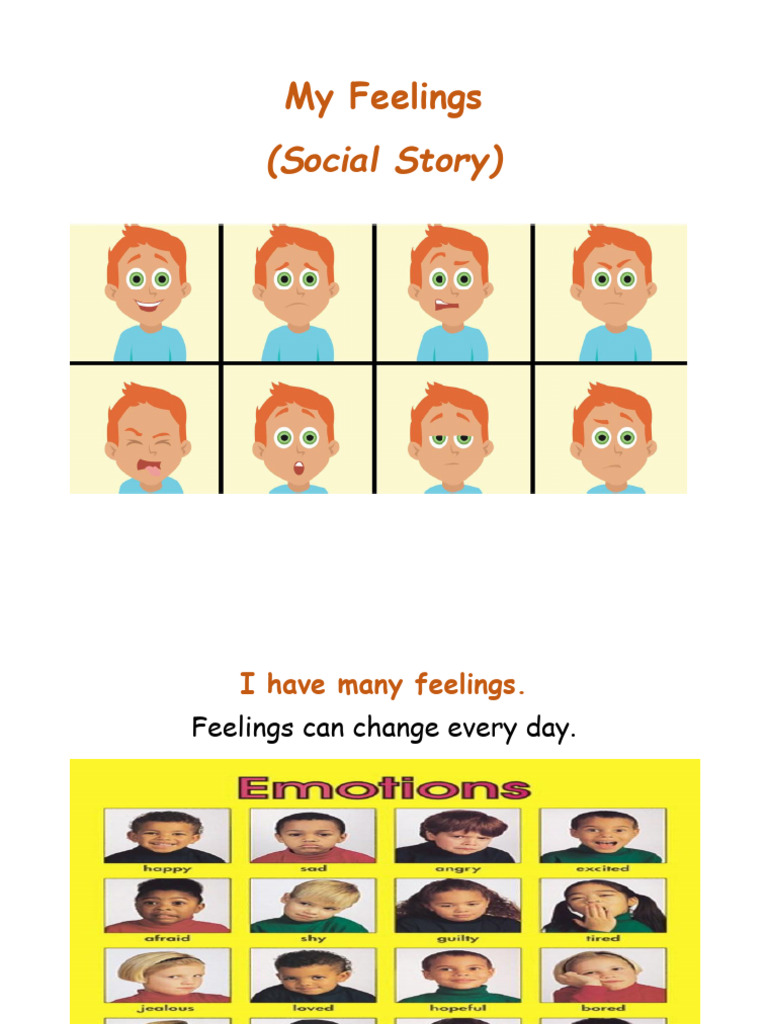 My Feelings Social Story 1752625881 | PDF