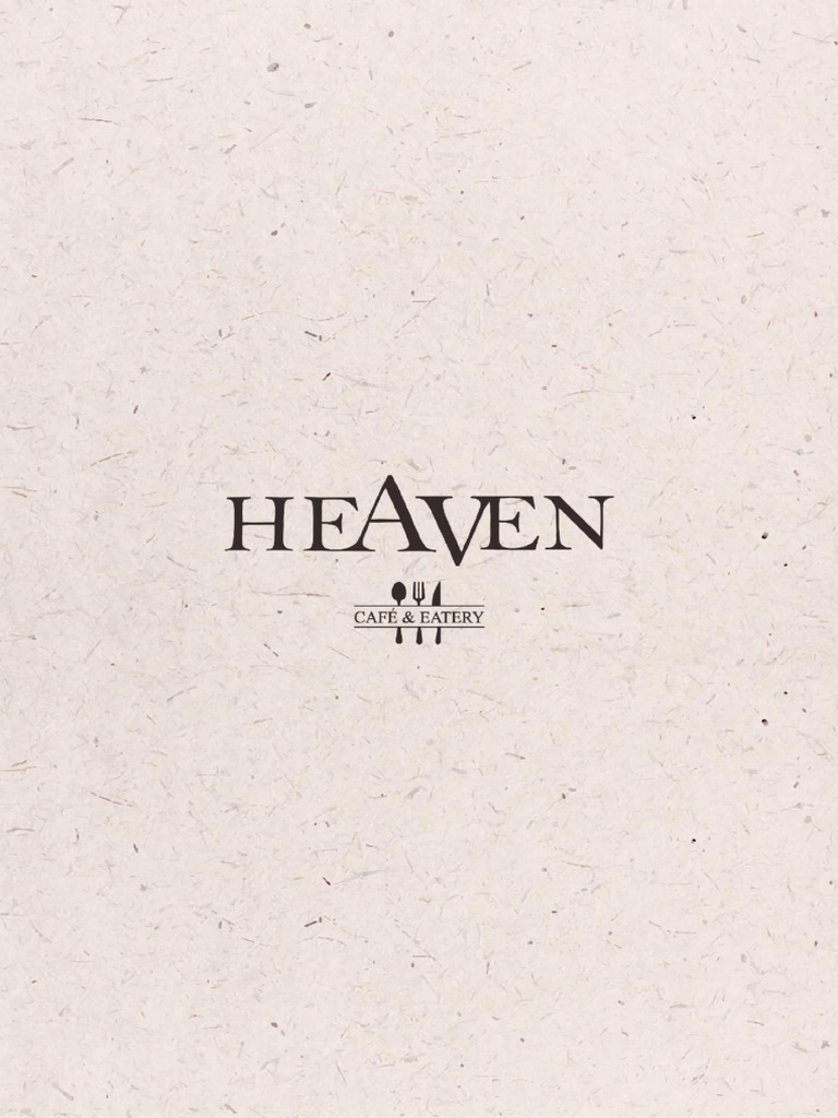 Heaven Menu | PDF