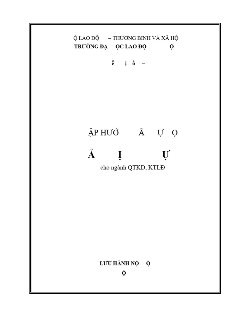 Bài Tập QTNL (QKKL) | PDF