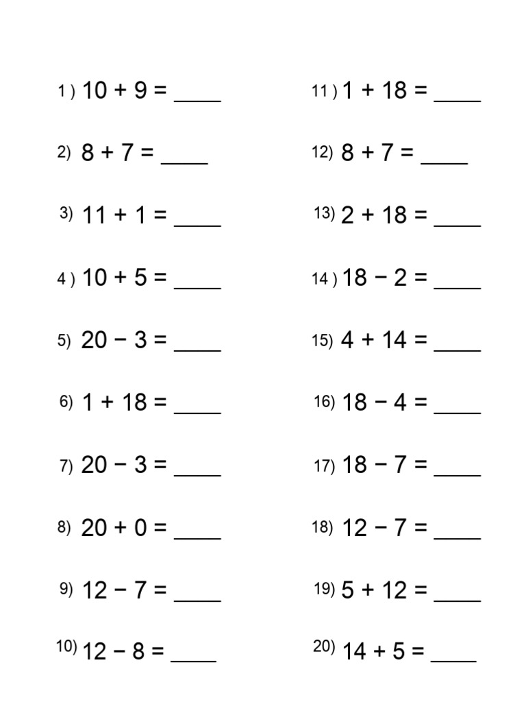 Math Problems for Practice | PDF