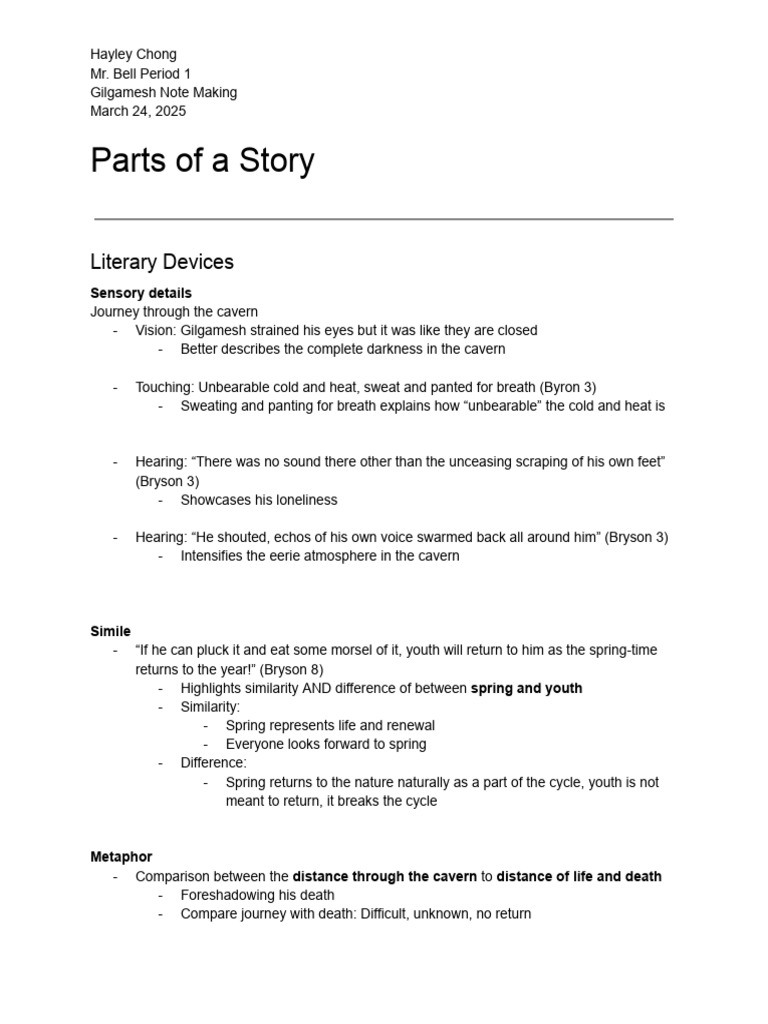 Hayley Chong - Gilgamesh NoteMaking | PDF