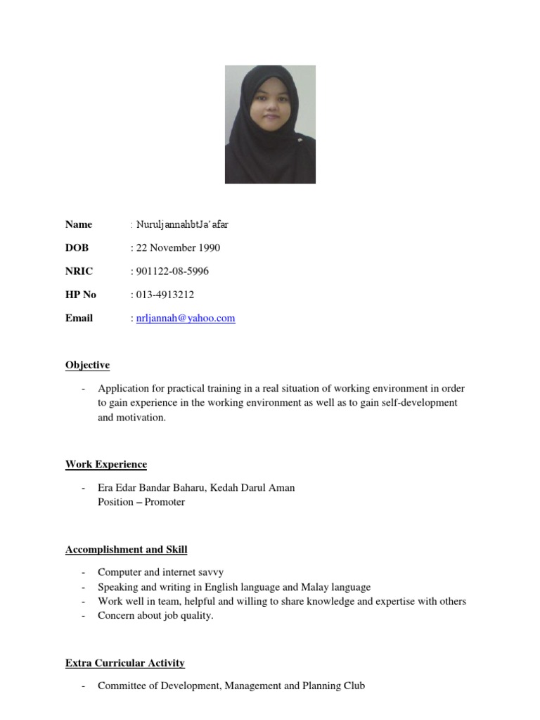 Resume Praktikal | PDF