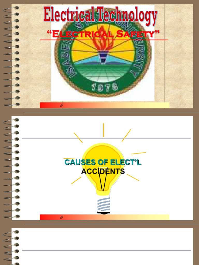 Presentation 6 Causes of Electrical Accidents Due To Unsafe Equipment ...