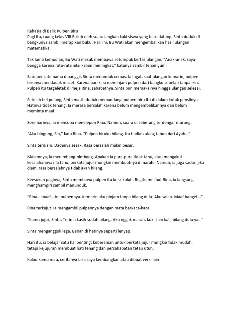 Pulpen Biru | PDF