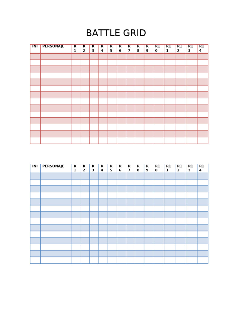 Battle Grid | PDF