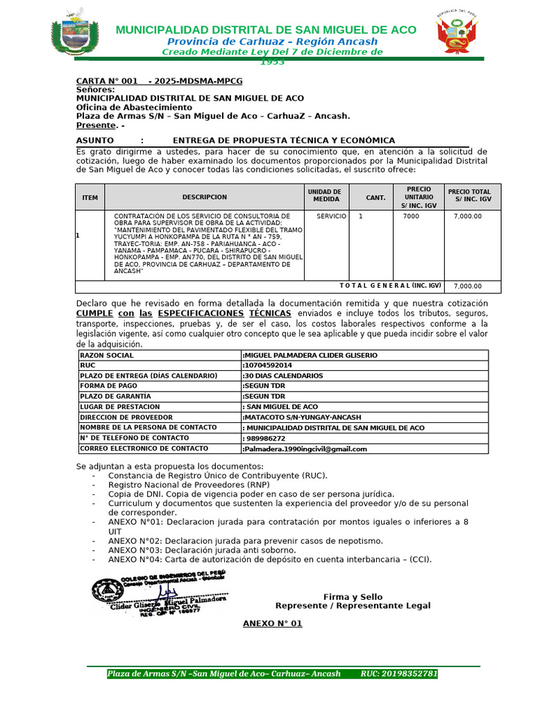 Formato de Cotizacion Clider | PDF | Parentesco