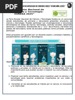 Feria Escolar Nacional de Ciencia y Tecnología - 2025 | PDF