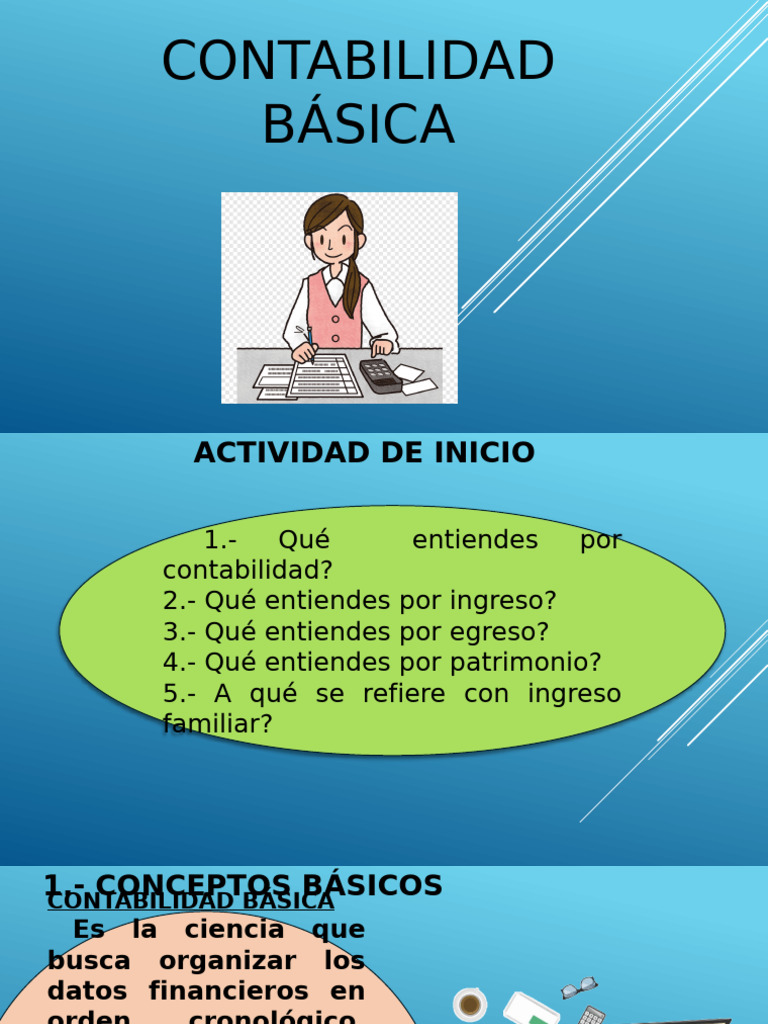 Conceptos Clave de Contabilidad Básica | PDF | Contabilidad | Business