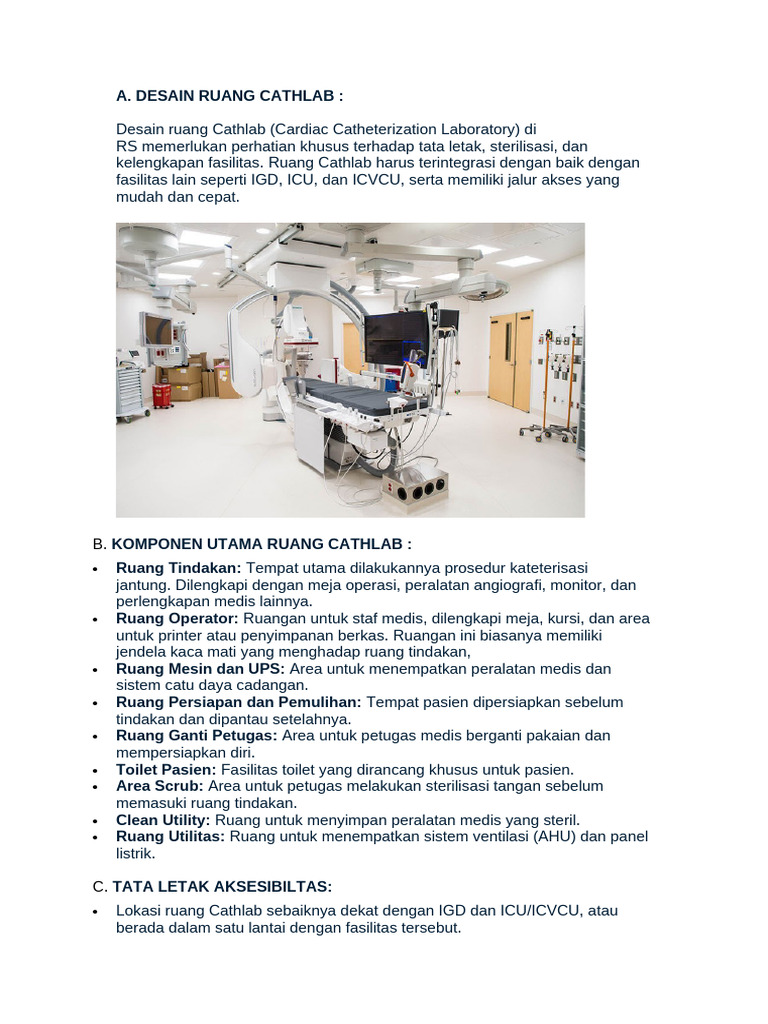 Desain Ruang Cathlab | PDF