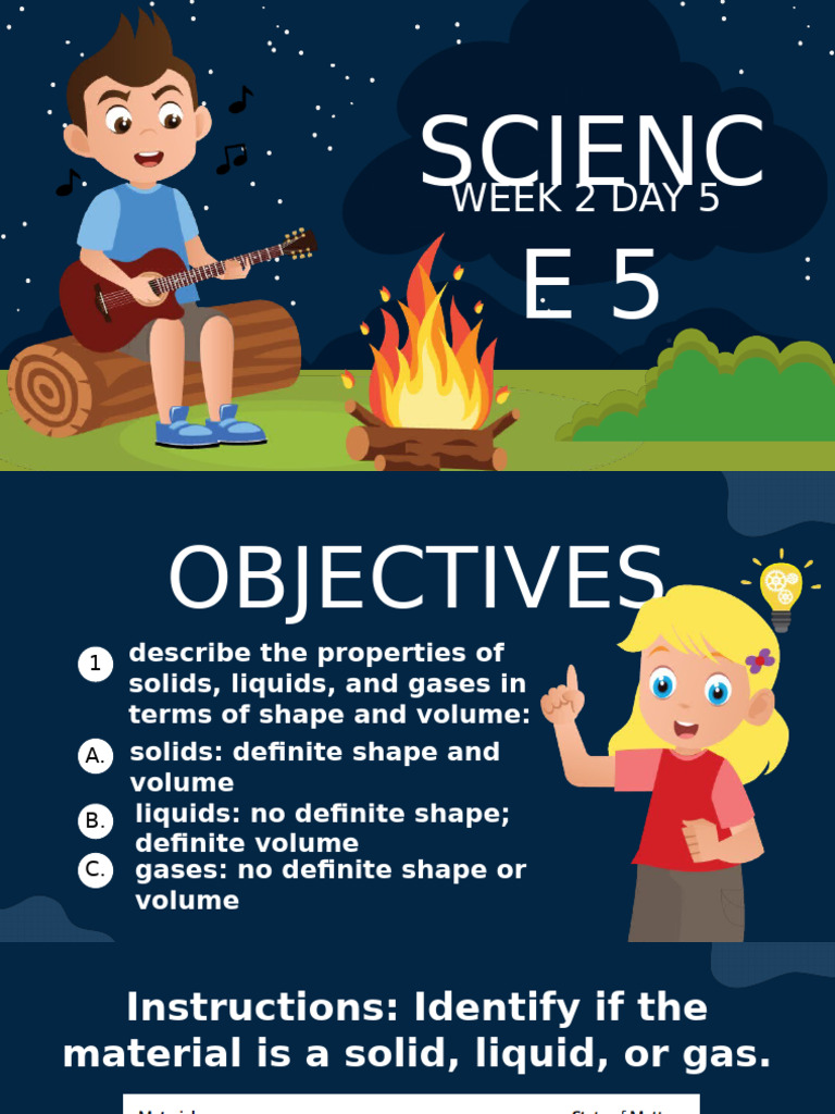 q1 Science 5 Week 2 Day 5 | PDF