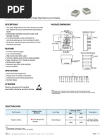 5161BS 7-Segment Display Datasheet | PDF | Celsius | Electronic Engineering