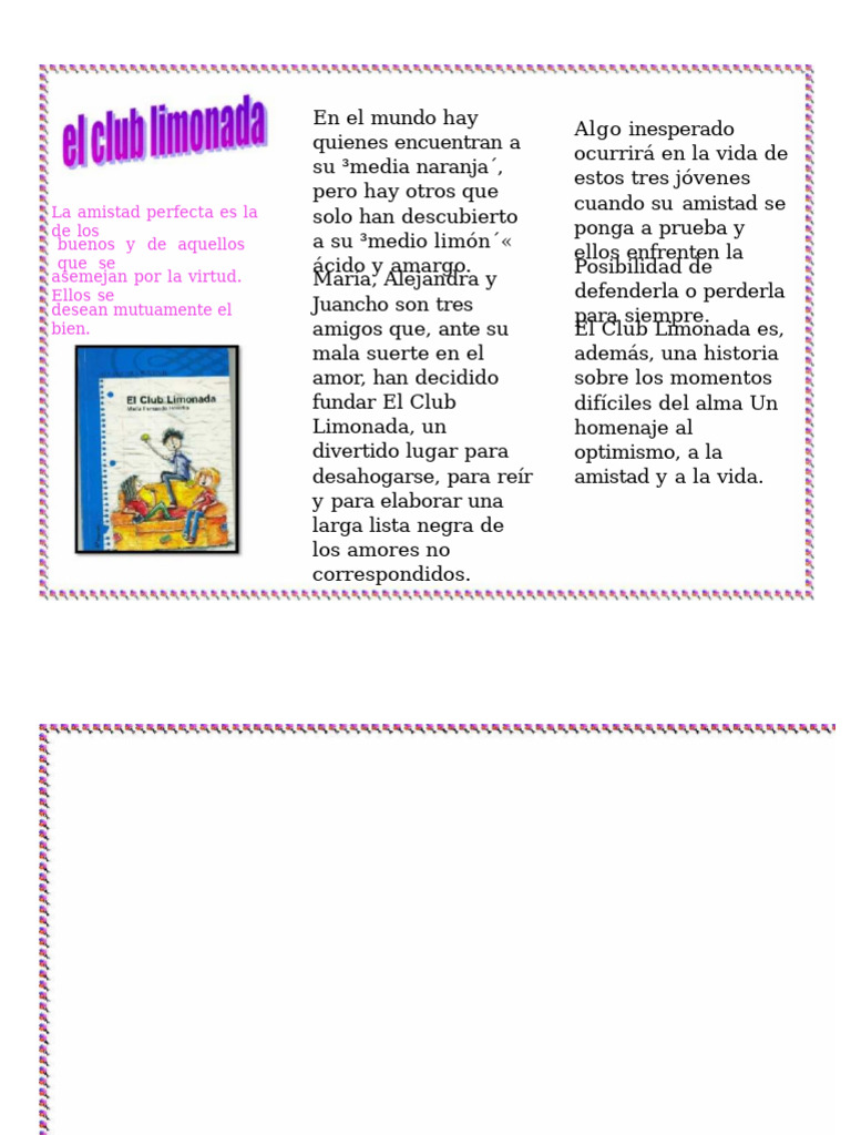 El Club Limonada | PDF