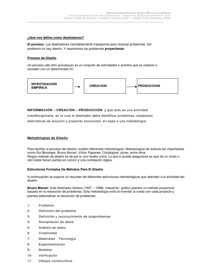 Metodos de Diseño | PDF | Diseño | Diseño gráfico