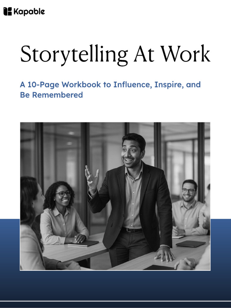 Storytelling at Work-Filled | PDF | Storytelling
