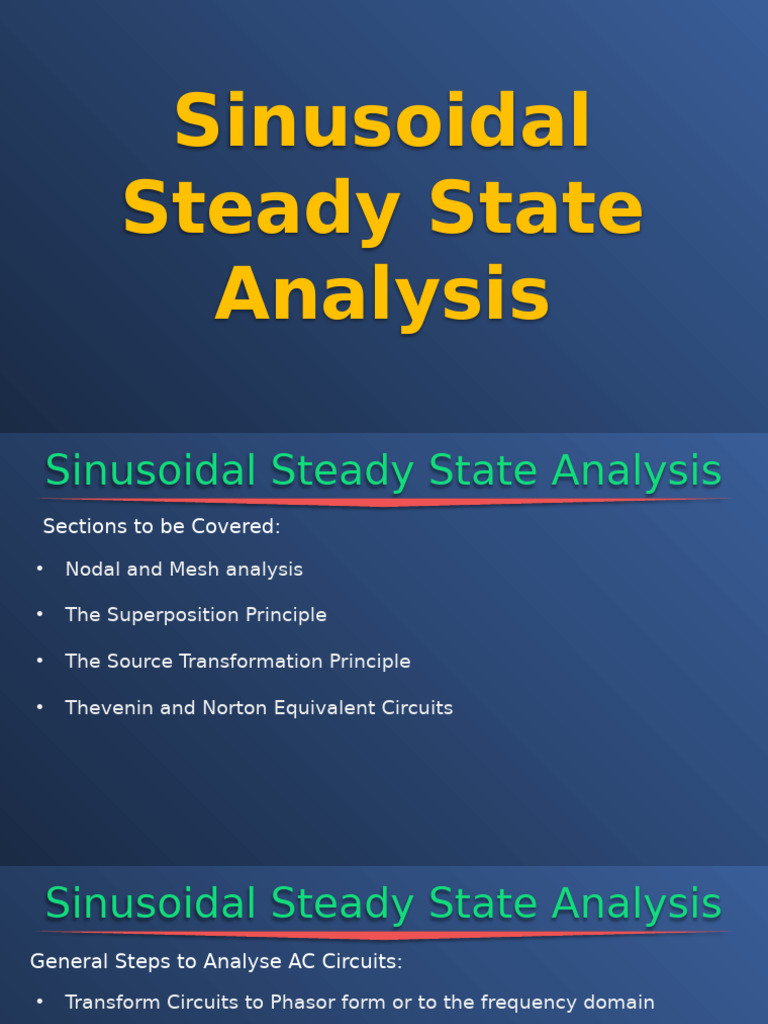 Chapter 10 Presentation | PDF | Electrical Network | Electronic Circuits