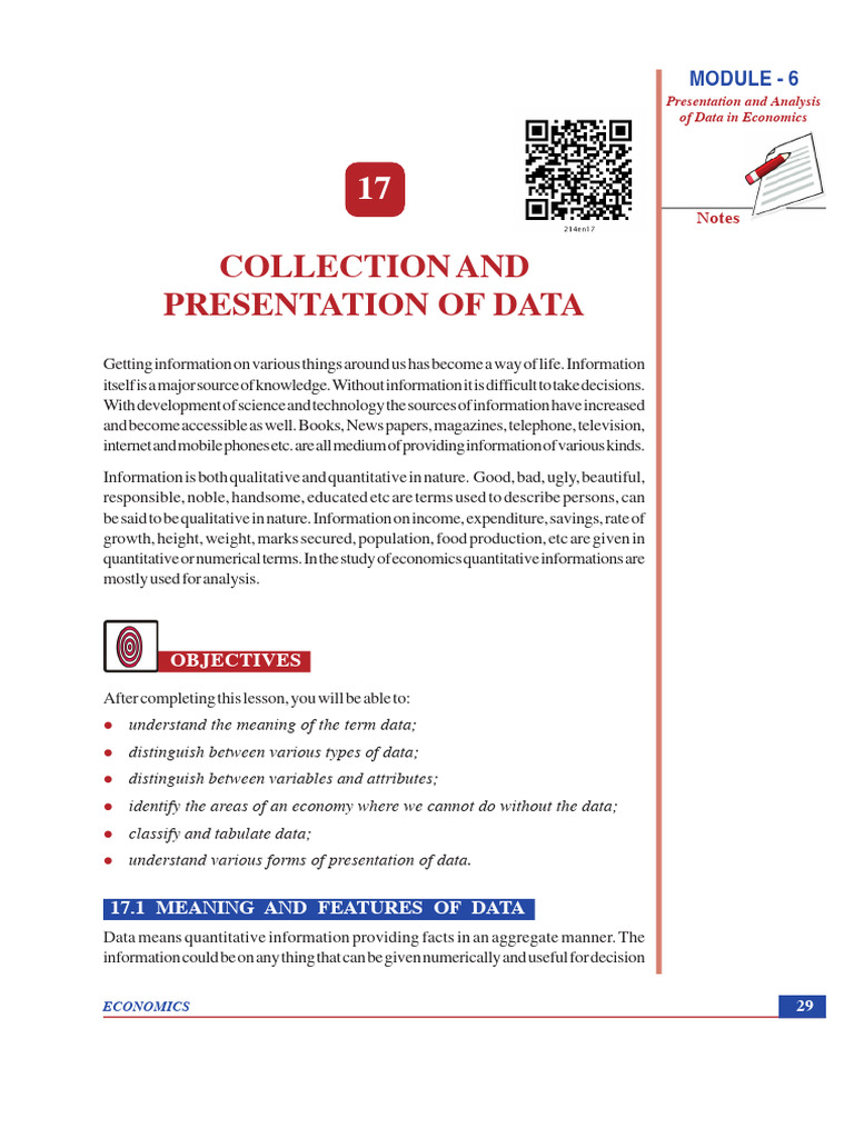 Data Collection in Economics | PDF | Quantitative Research | Data