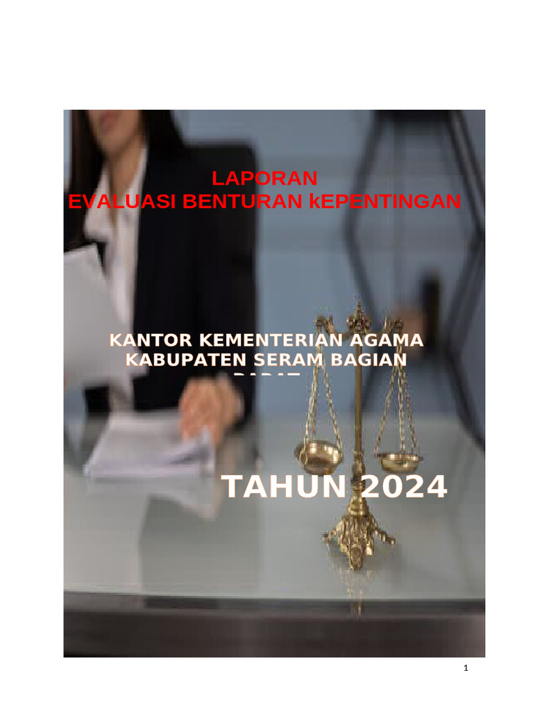 Laporan Evaluasi Benturan Kepentingan | PDF