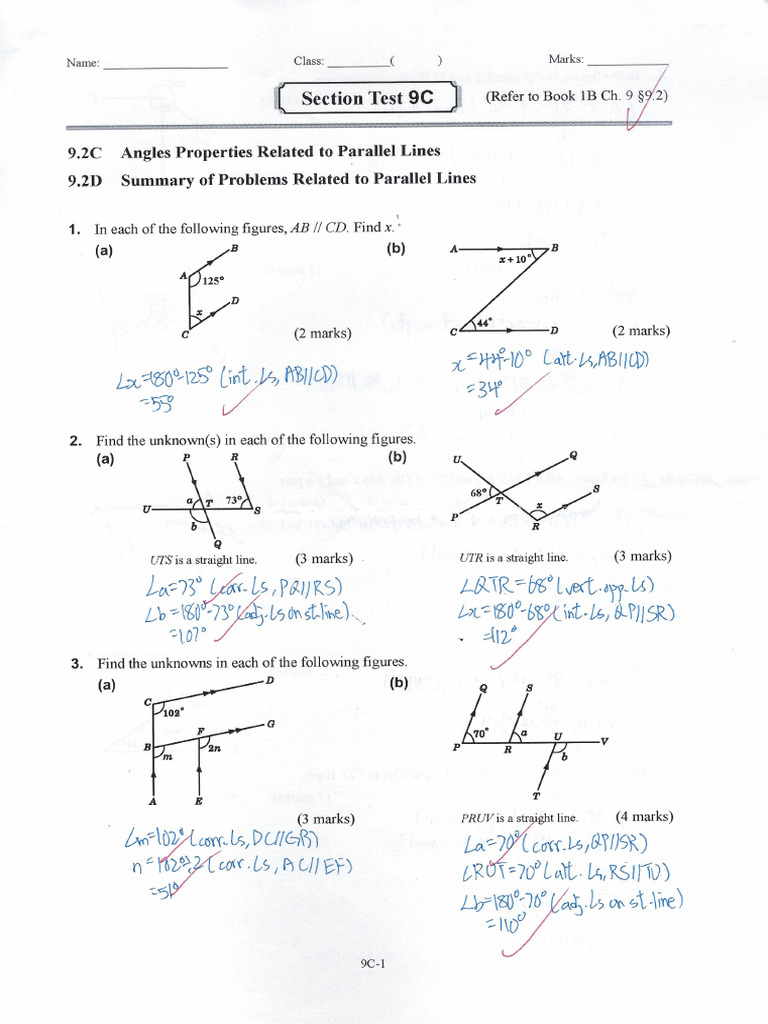 Section Test 9C | PDF