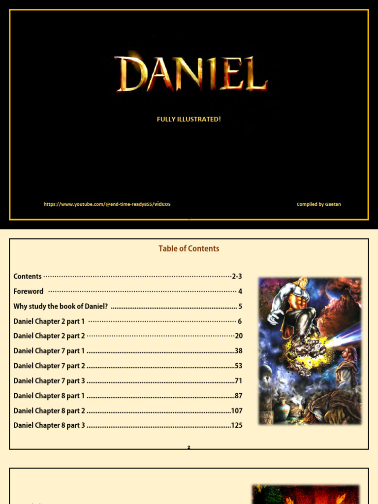 Book of Daniel 2023 Reduced Size | PDF | Daniel (Biblical Figure ...